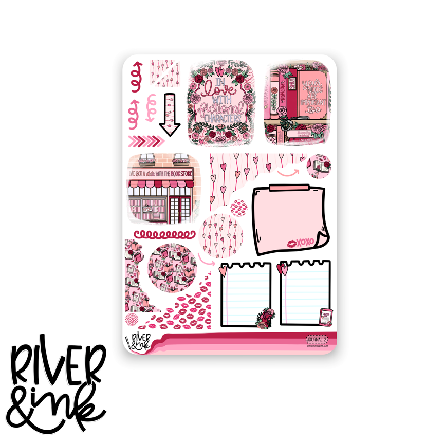Romance Reader | Journaling Stickers Kit – River & Ink