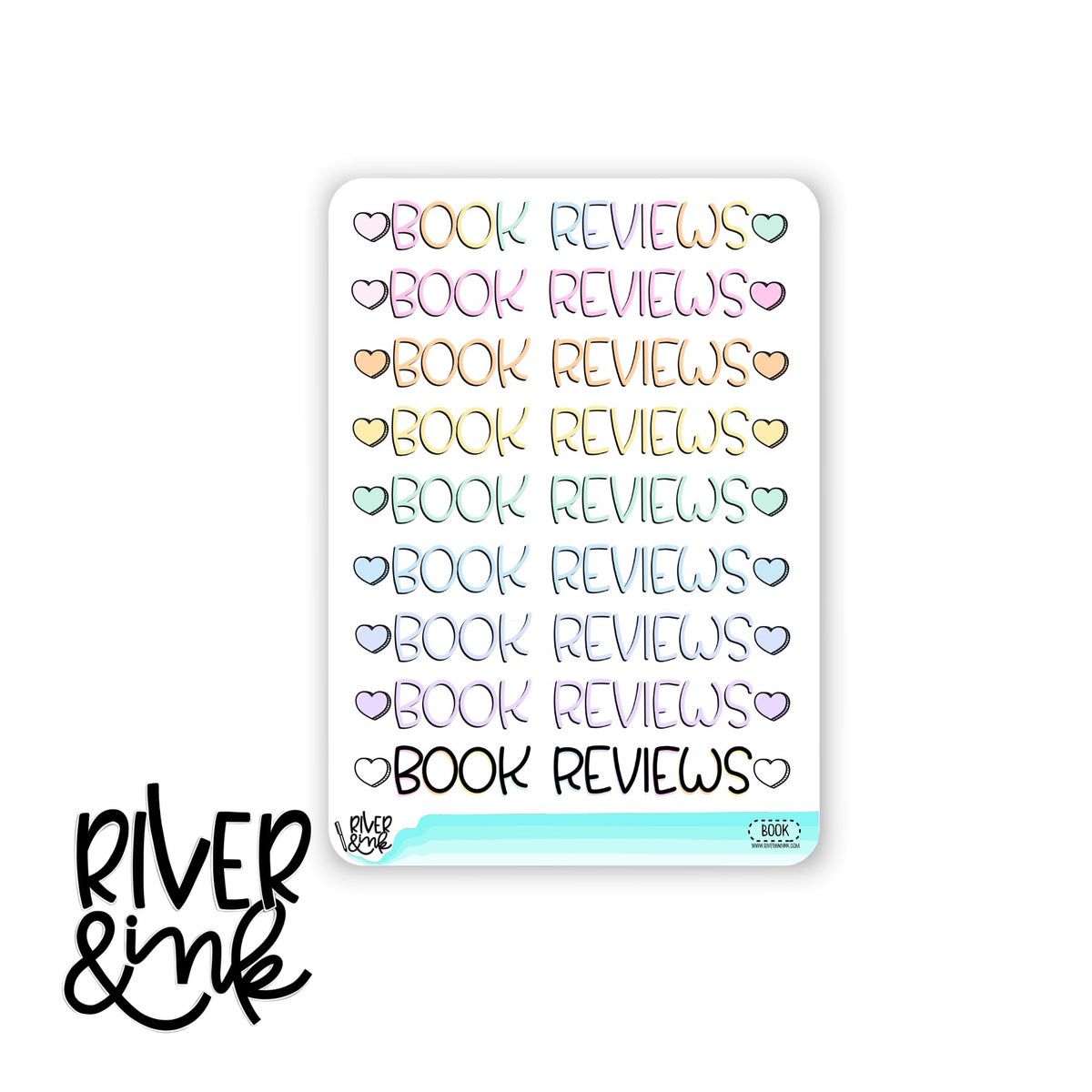 *DIGITAL* 2024 Book Reviews Note Headers for Book Journaling Full Shee ...