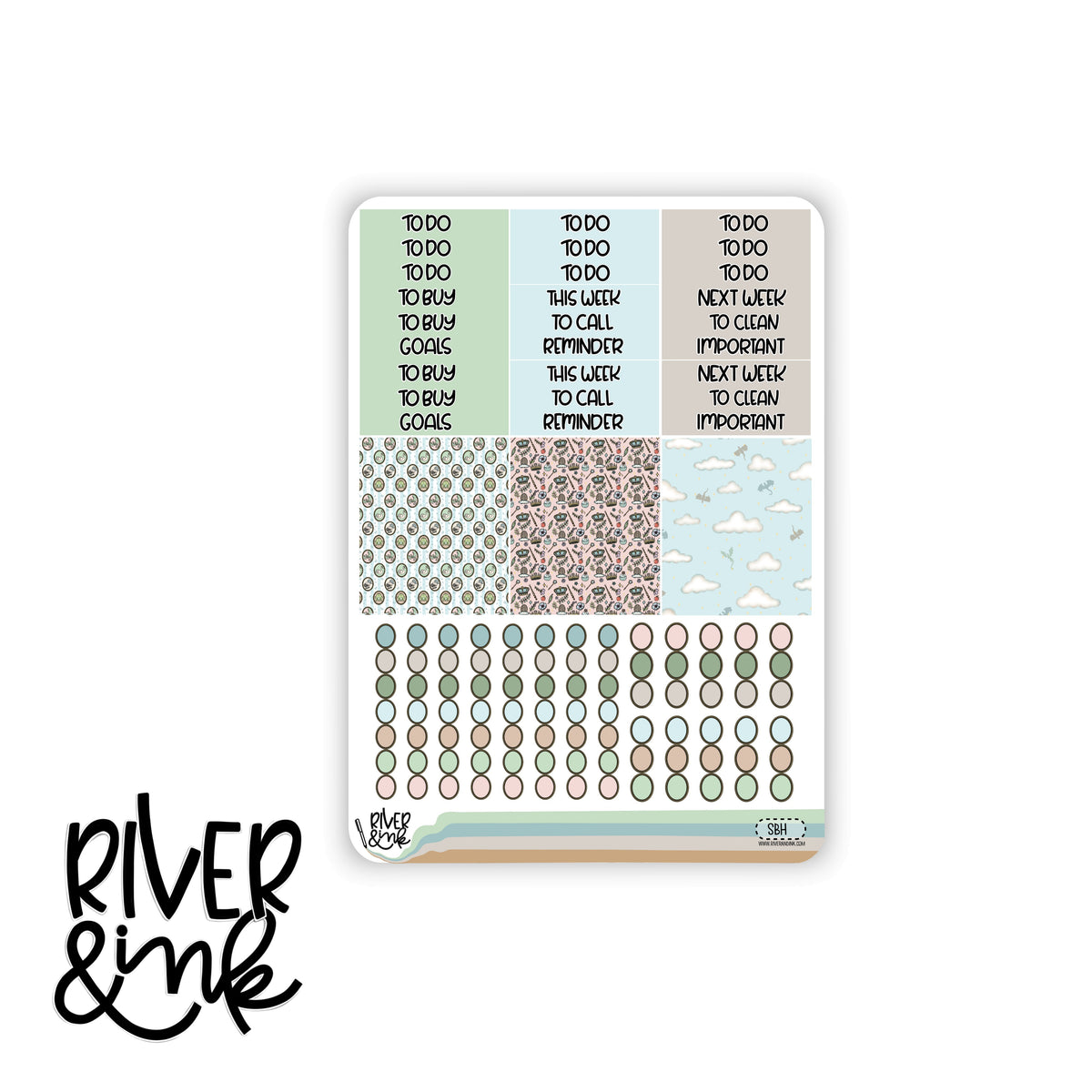 Storybook | Vertical Stickers Kit Planner Stickers – River & Ink